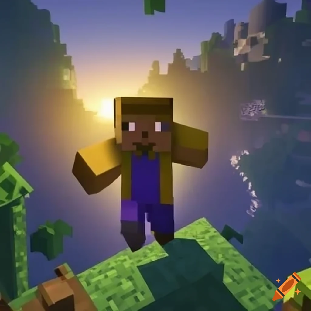 Minecraft experience begins on Craiyon