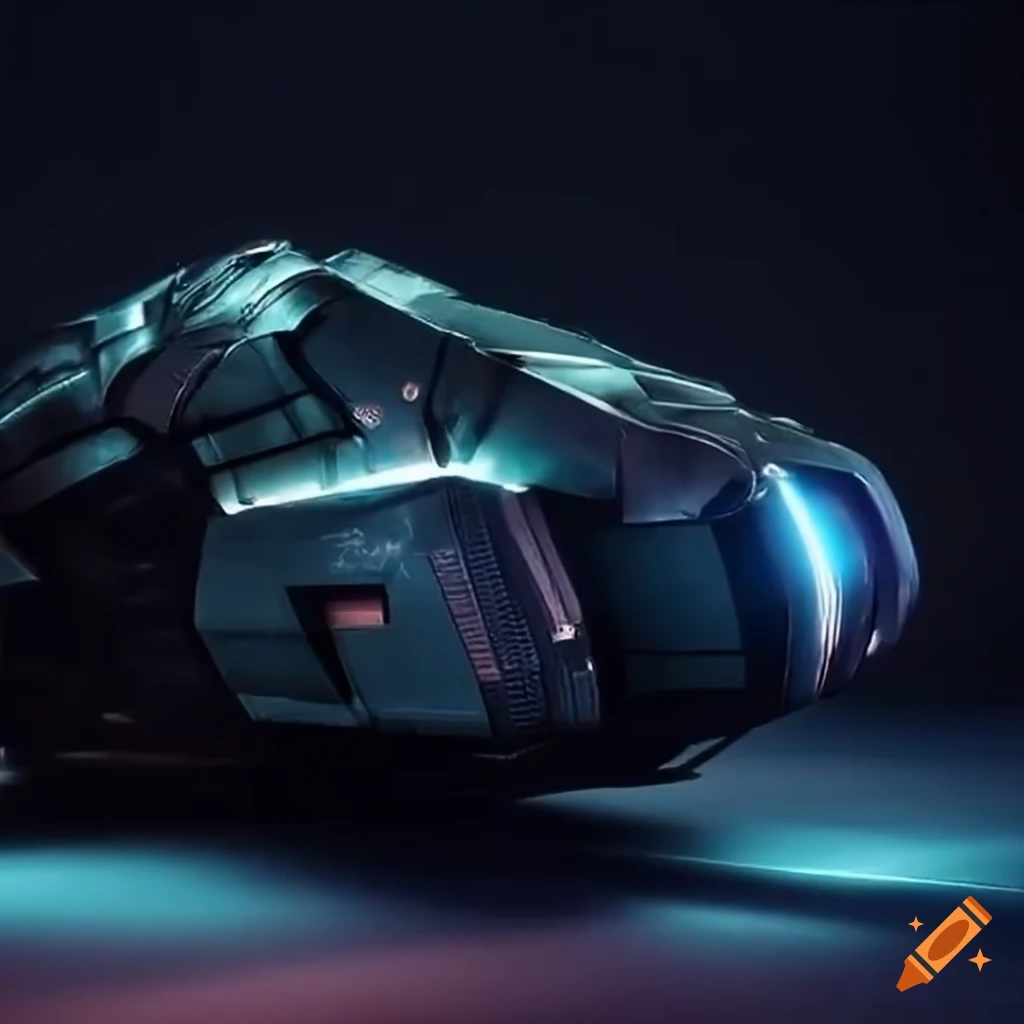 Photorealistic mass effect vehicle realistic flying vehicle futuristic ...