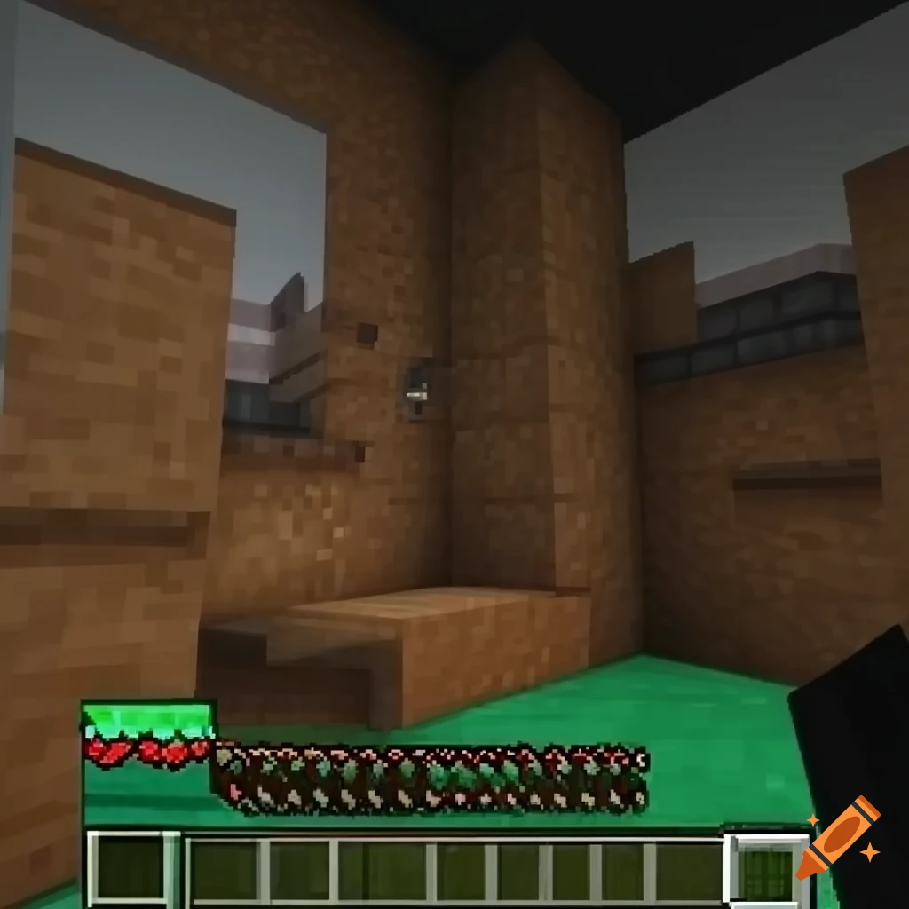 Minecraft session lies on Craiyon