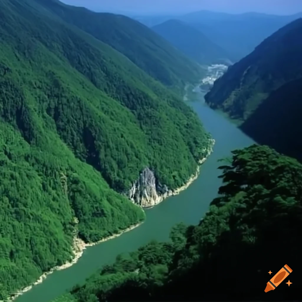 Valley of japan on Craiyon