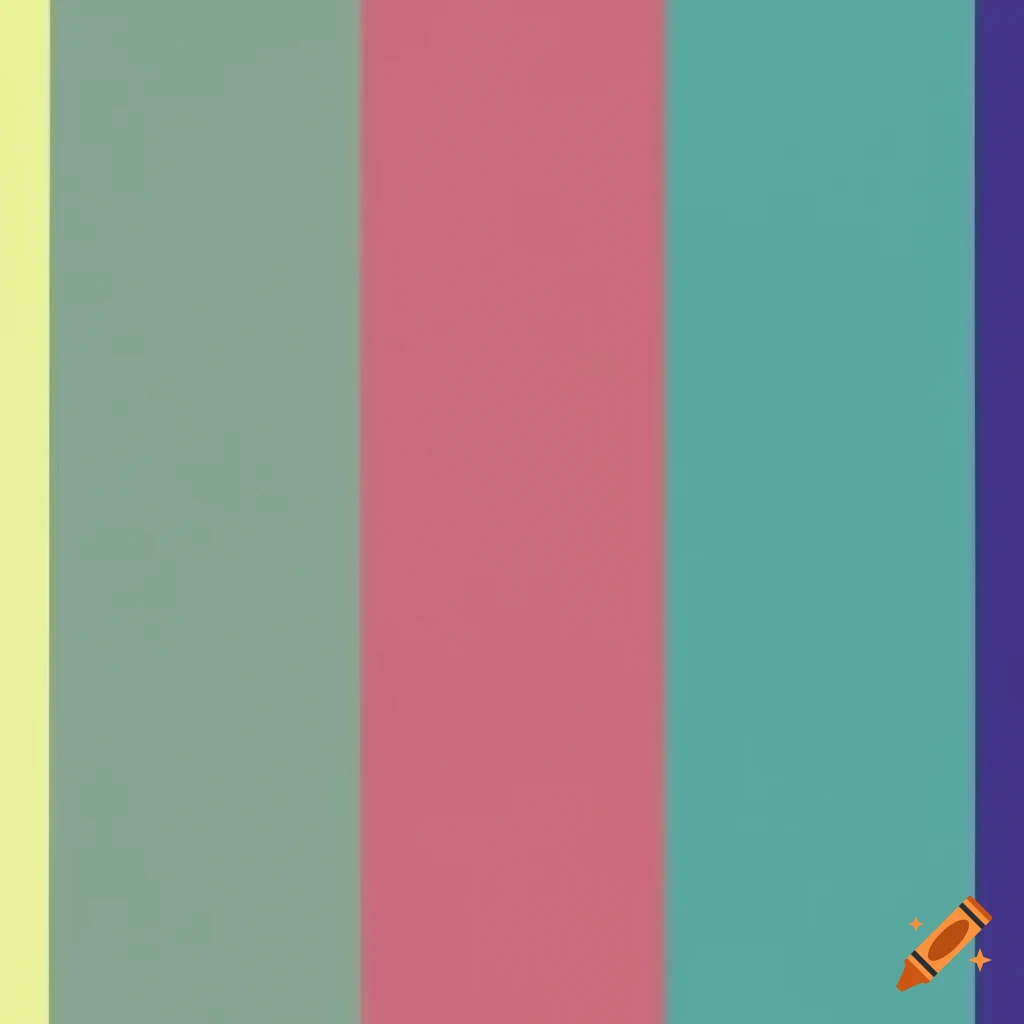 Striking color palette on Craiyon