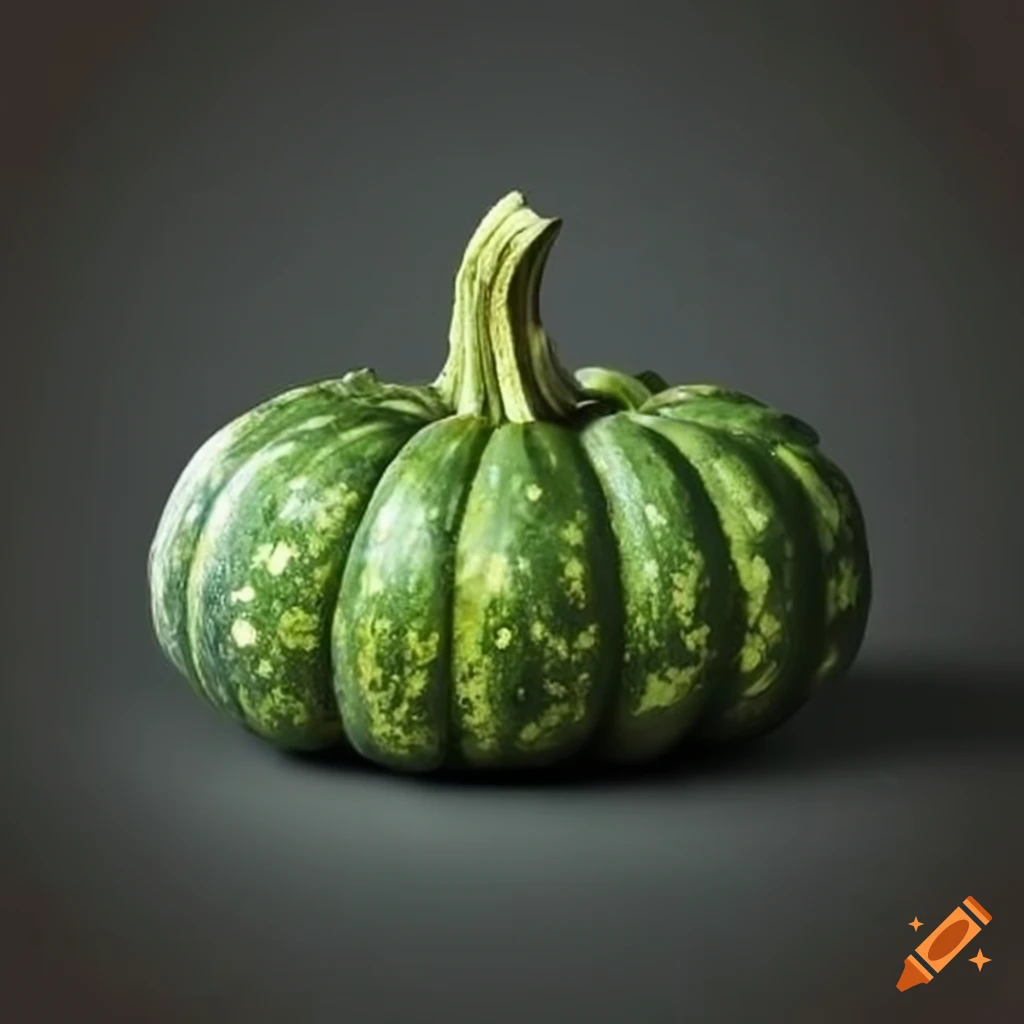 Green pumpkin on Craiyon