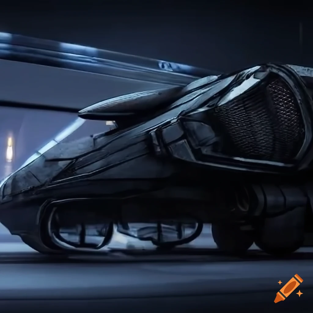 Photorealistic Mass effect vehicle realistic Flying Vehicle Futuristic ...