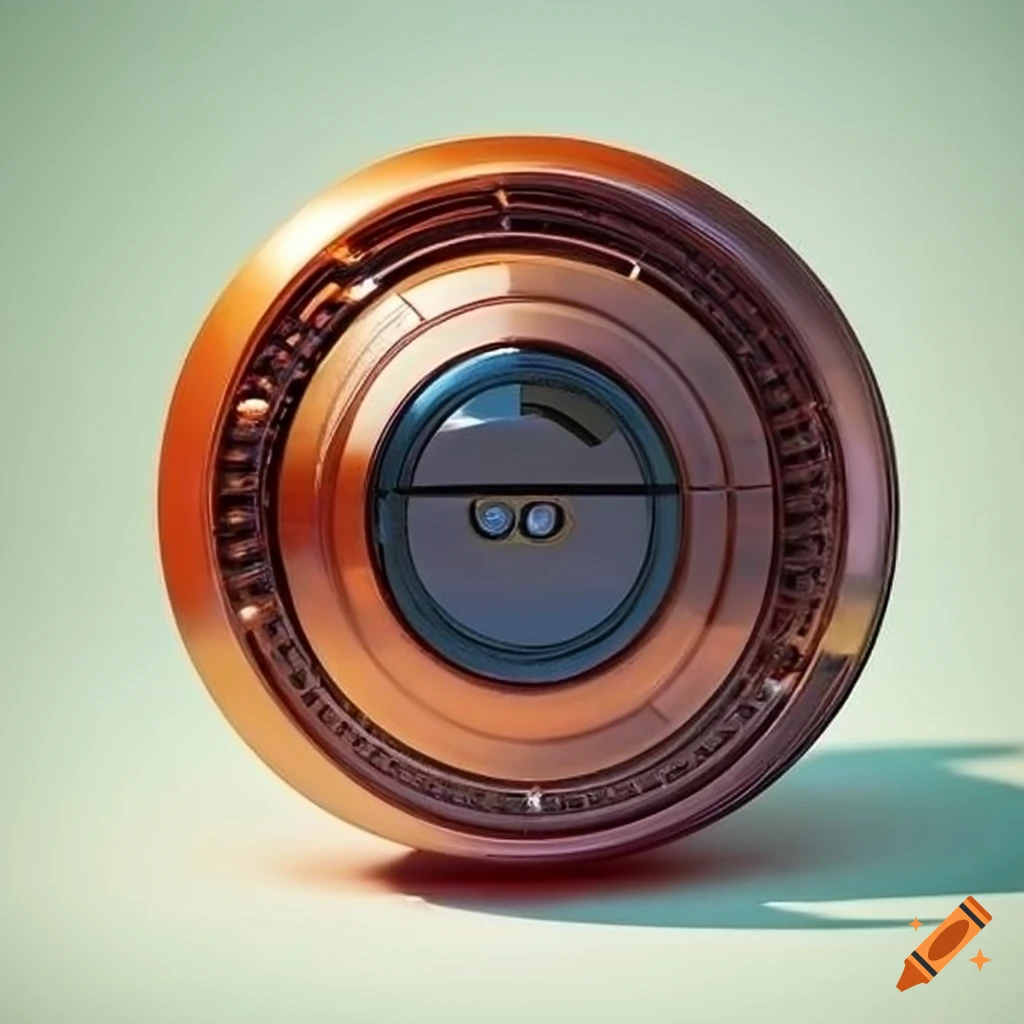 1970s retro futuristic hubcap