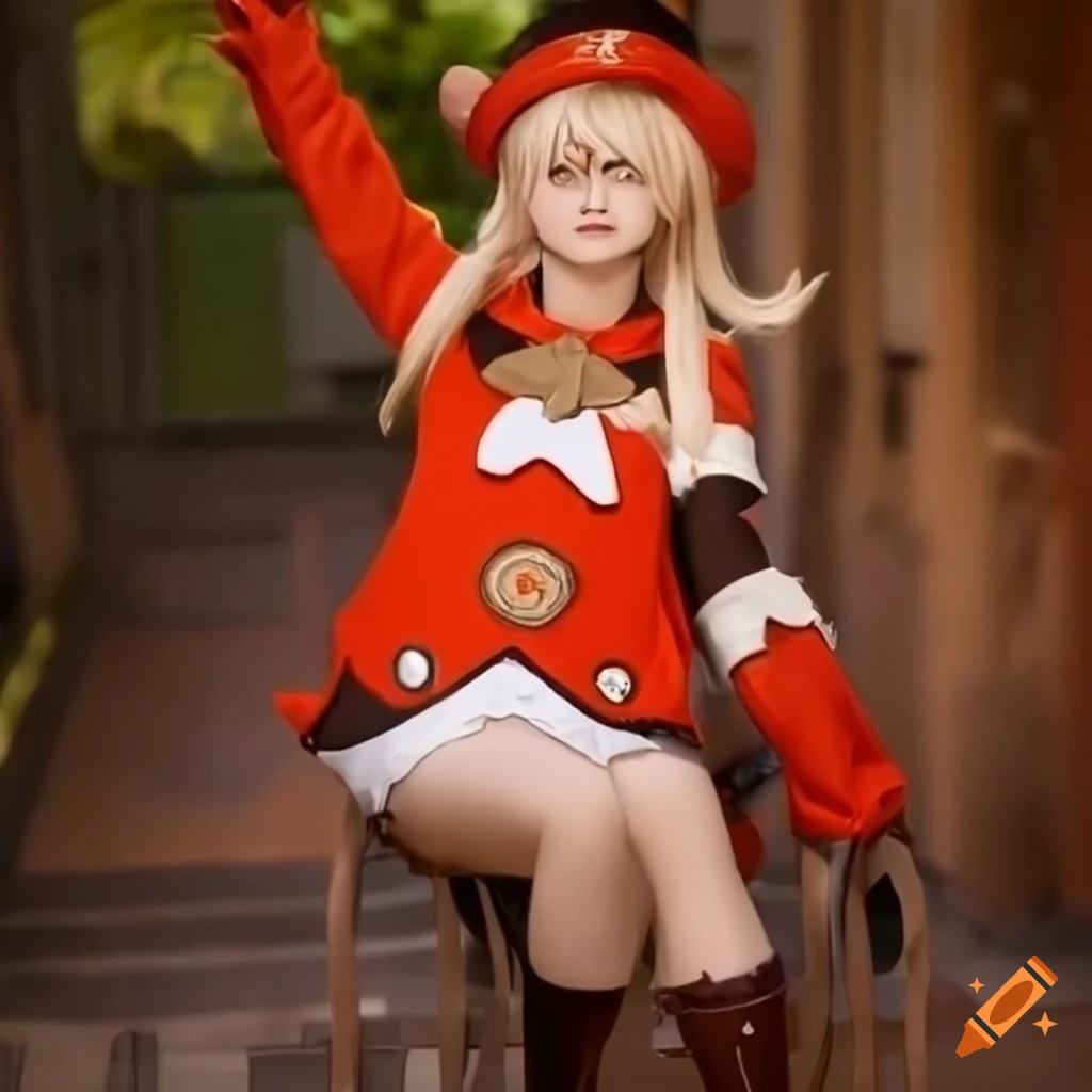 Genshin impact klee cosplayer