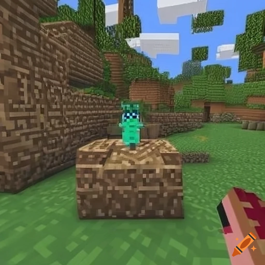 Minecraft enthusiasts embarked on Craiyon