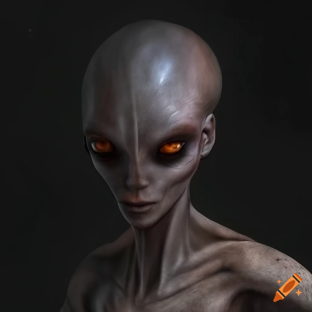 A mysterious alien creature with tentacles and otherworldly presence ...