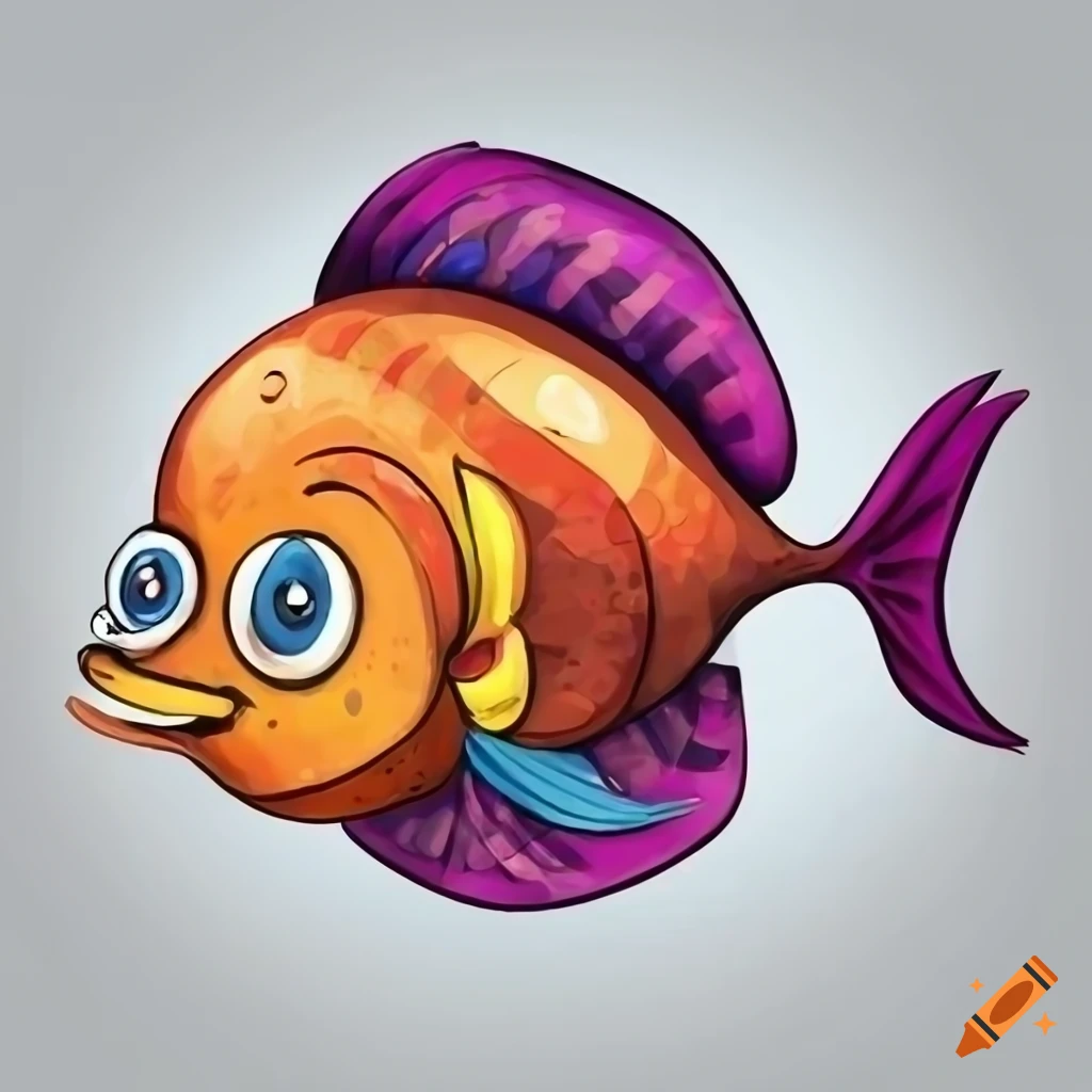 Cartoon fish art