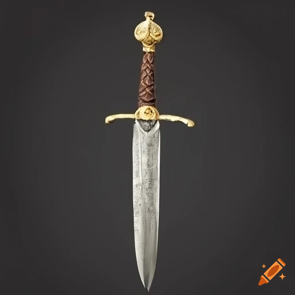 An ancient sword on Craiyon