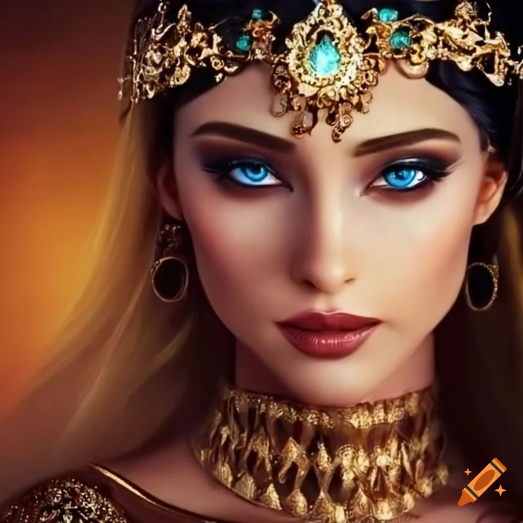 Arabian beautiful princess on Craiyon