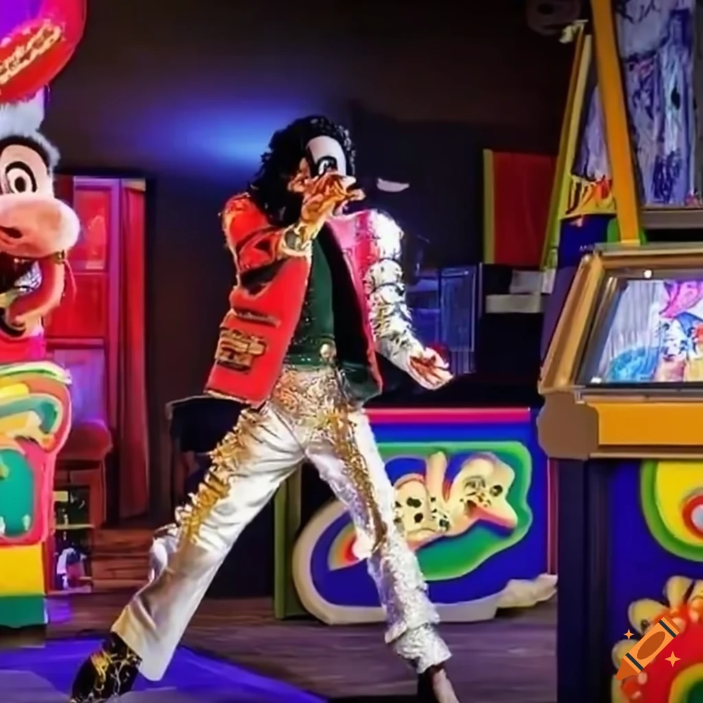 Michael Jackson Cartoon Dancing