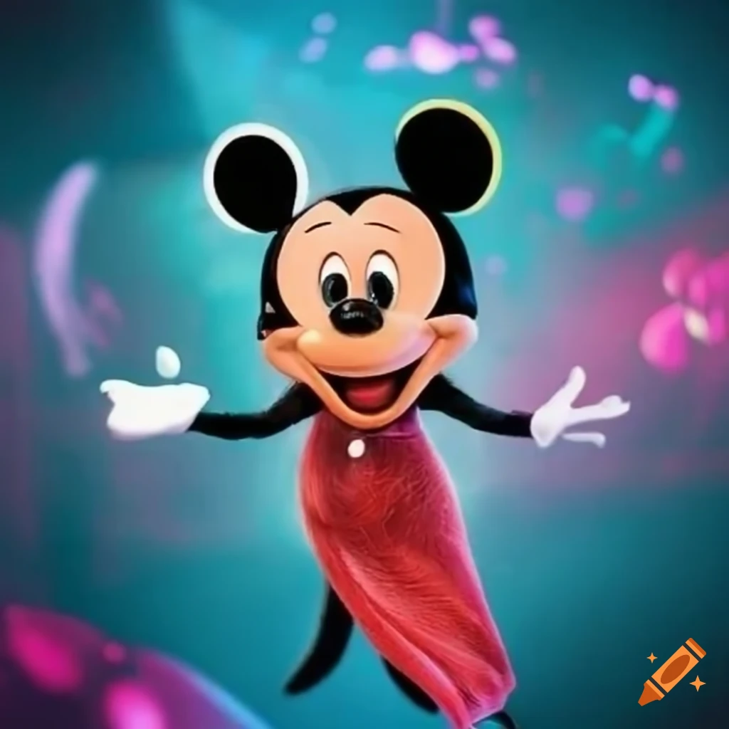 Mickey Mouse Surprised Face