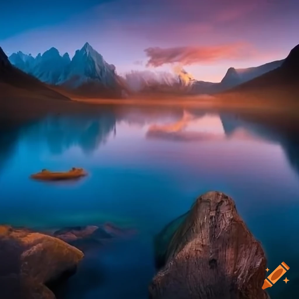 Landscape invites exploration on Craiyon