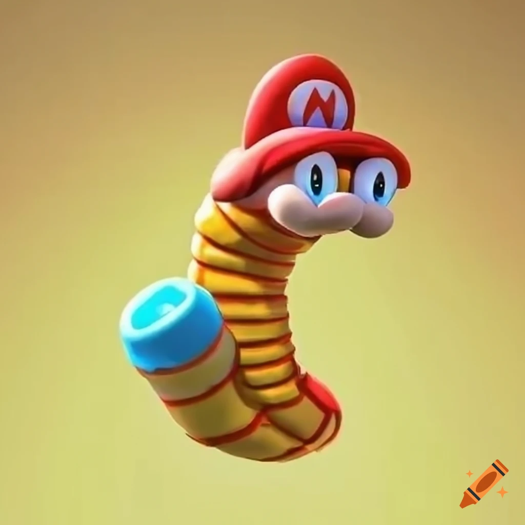 Super mario sunshine giant eel on Craiyon