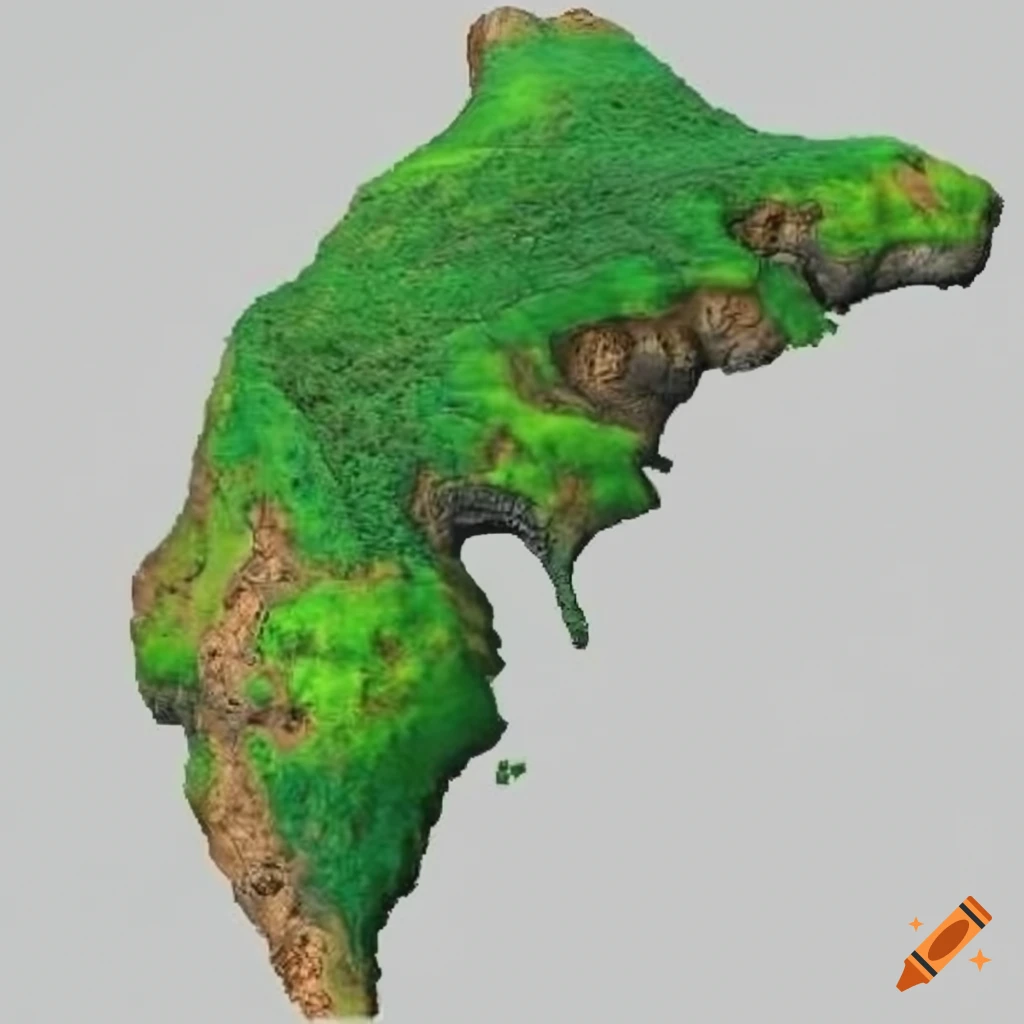 Java terrain on Craiyon