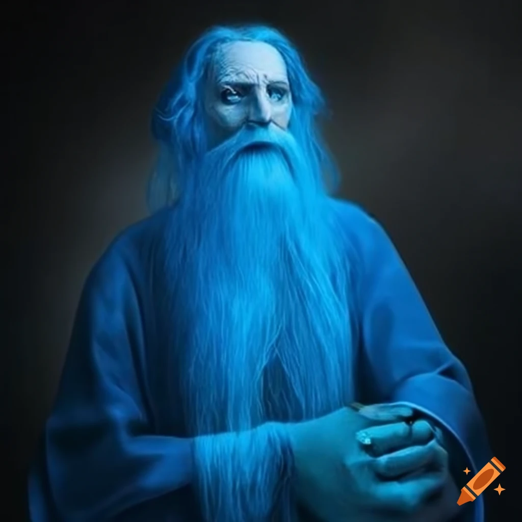 Blue wizard