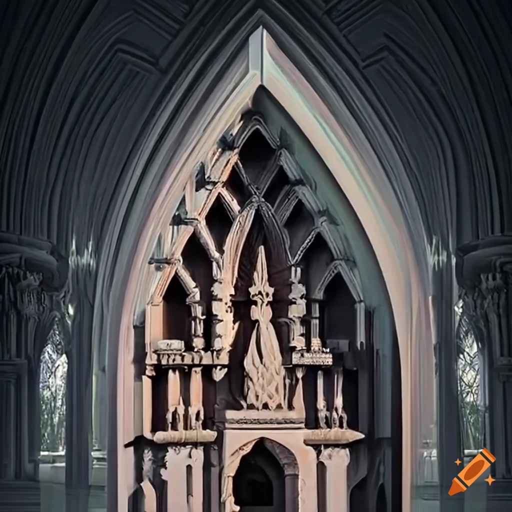 ‘Architectural Stave carving’-Style, hd, 🪐, stunning focal-depth ...