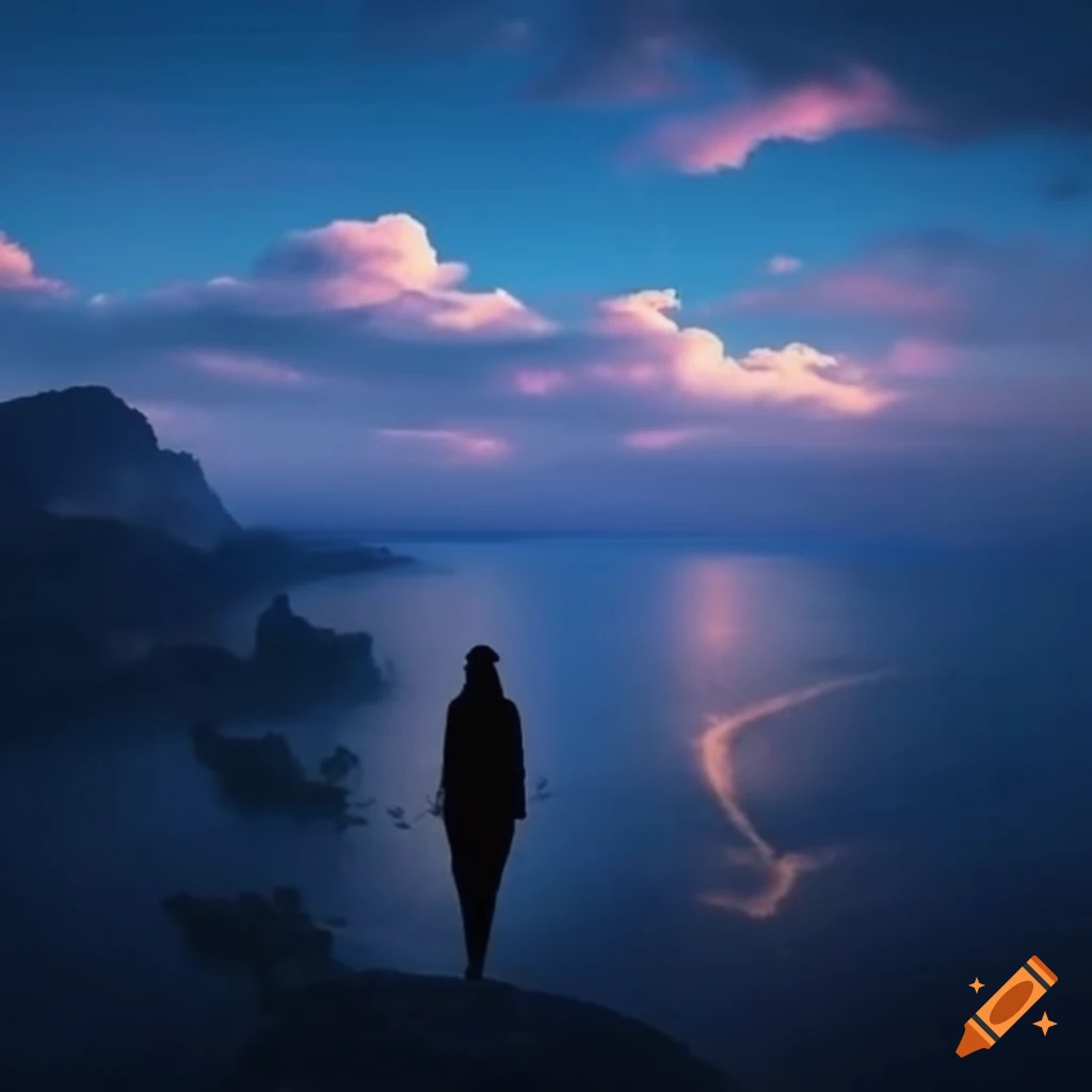 A solemn place, bright, calm, magic and epic, like the greek olympus on ...