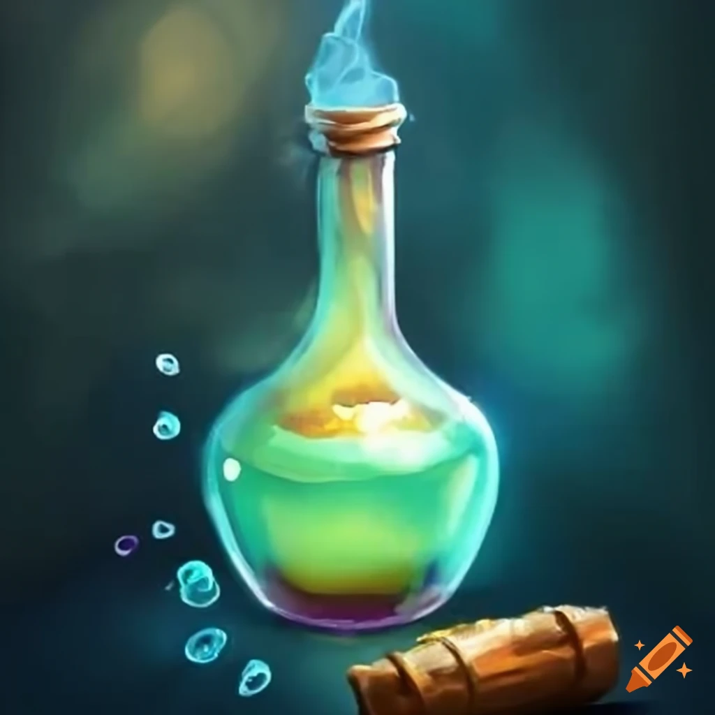 Magic potion on Craiyon