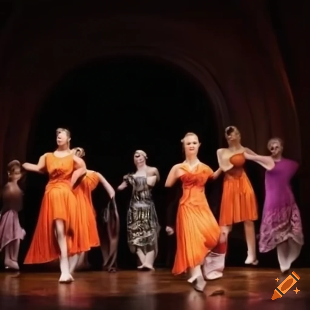 Women dancing museum