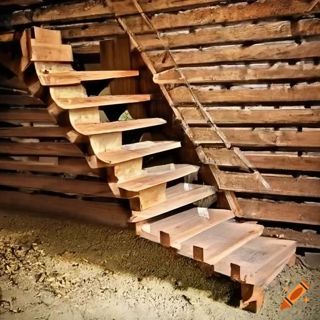 The image showcases a clever prototype of a staircase specifically ...