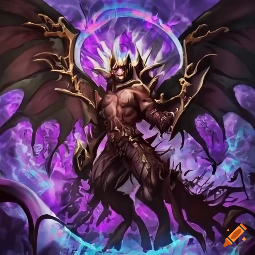 Legendary different dimension demons card on Craiyon