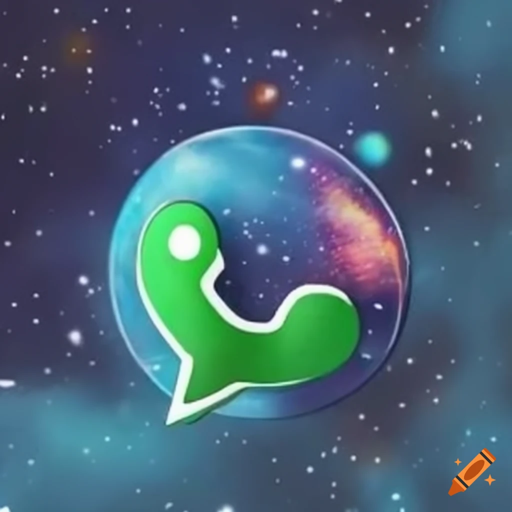 Un logo para un grupo de whatsapp llamado universo stickers on Craiyon