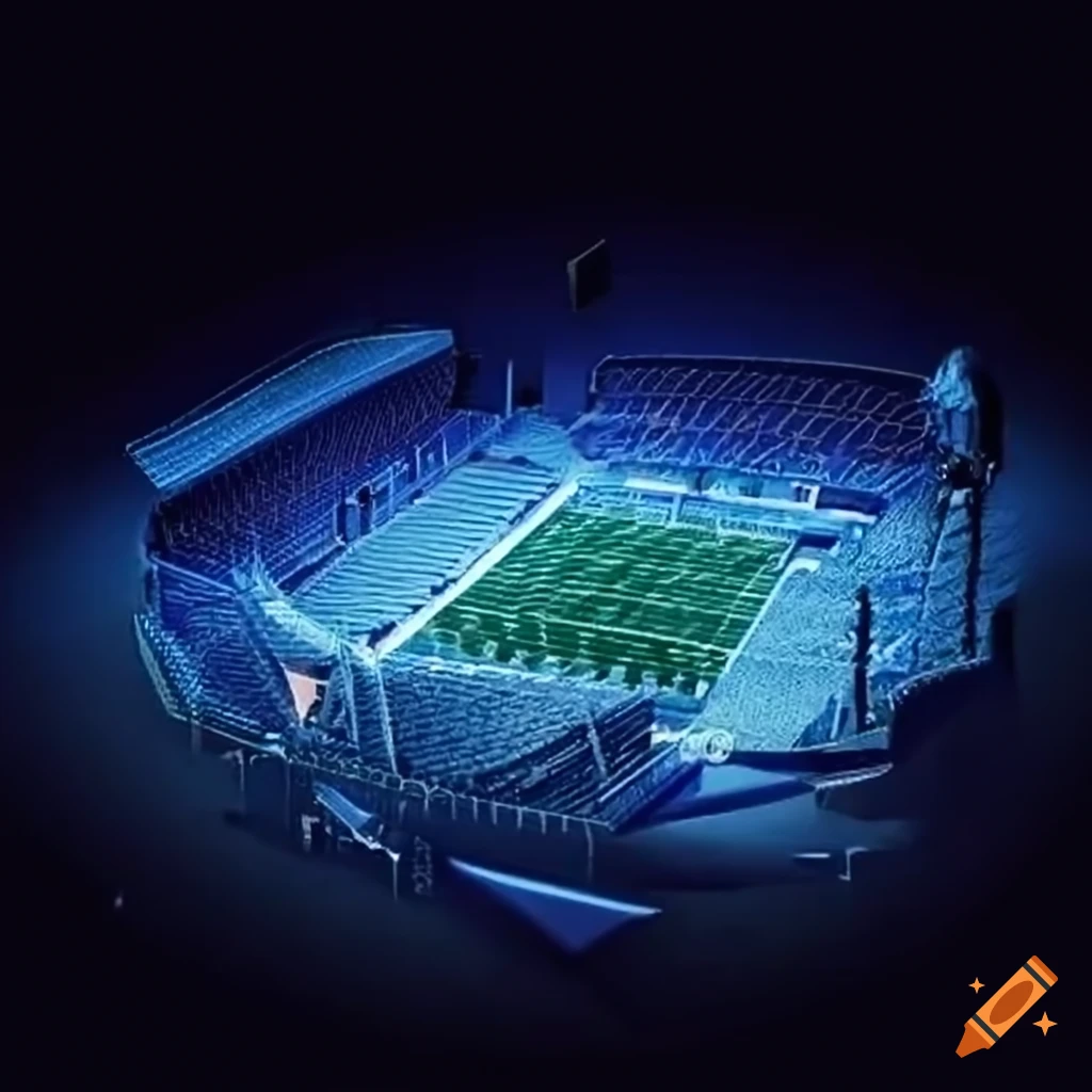 Small stadium on Craiyon