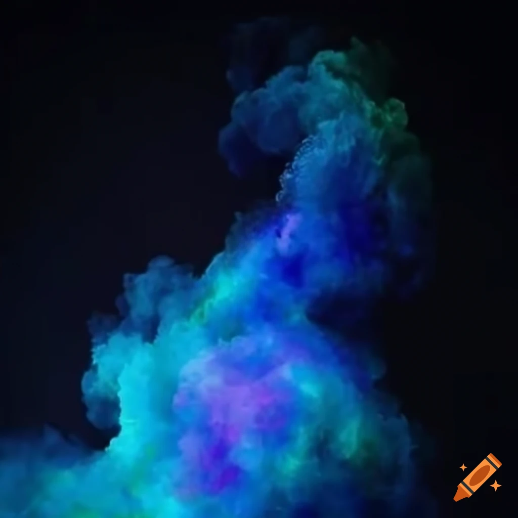 Singing in mystical colour explosion