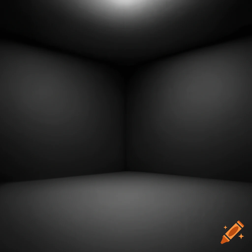 Empty dark room on Craiyon