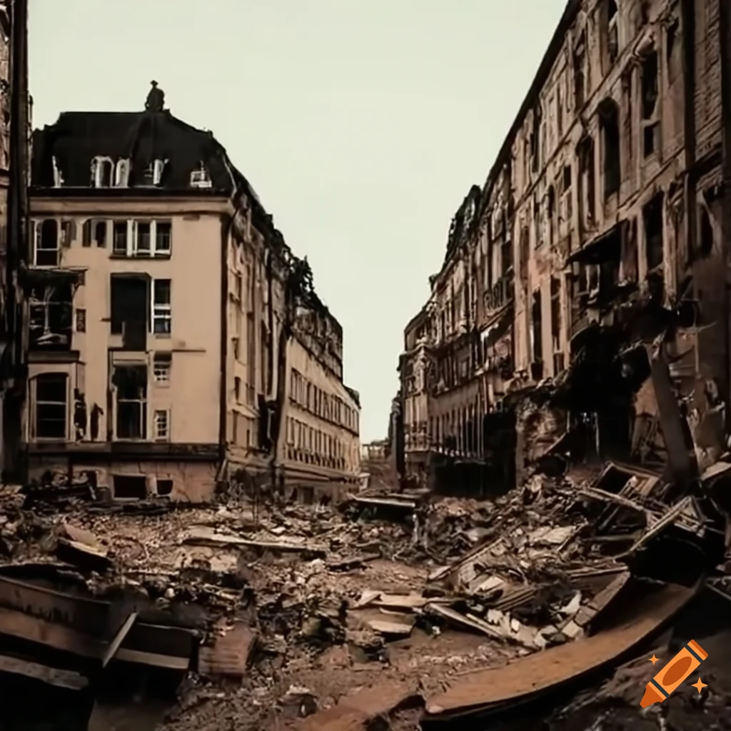 Destroyed german city in 2023
