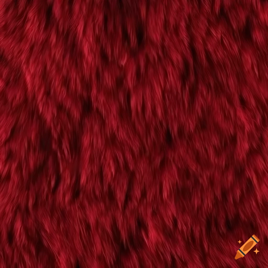 Red fur texture