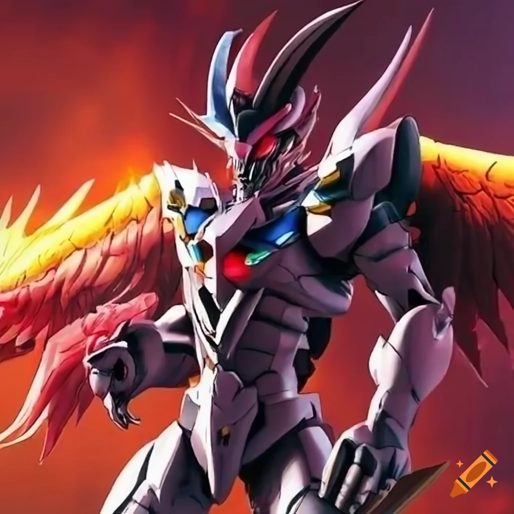Guyver Zetman Devilman asteroth gundam Origin phoenix on Craiyon