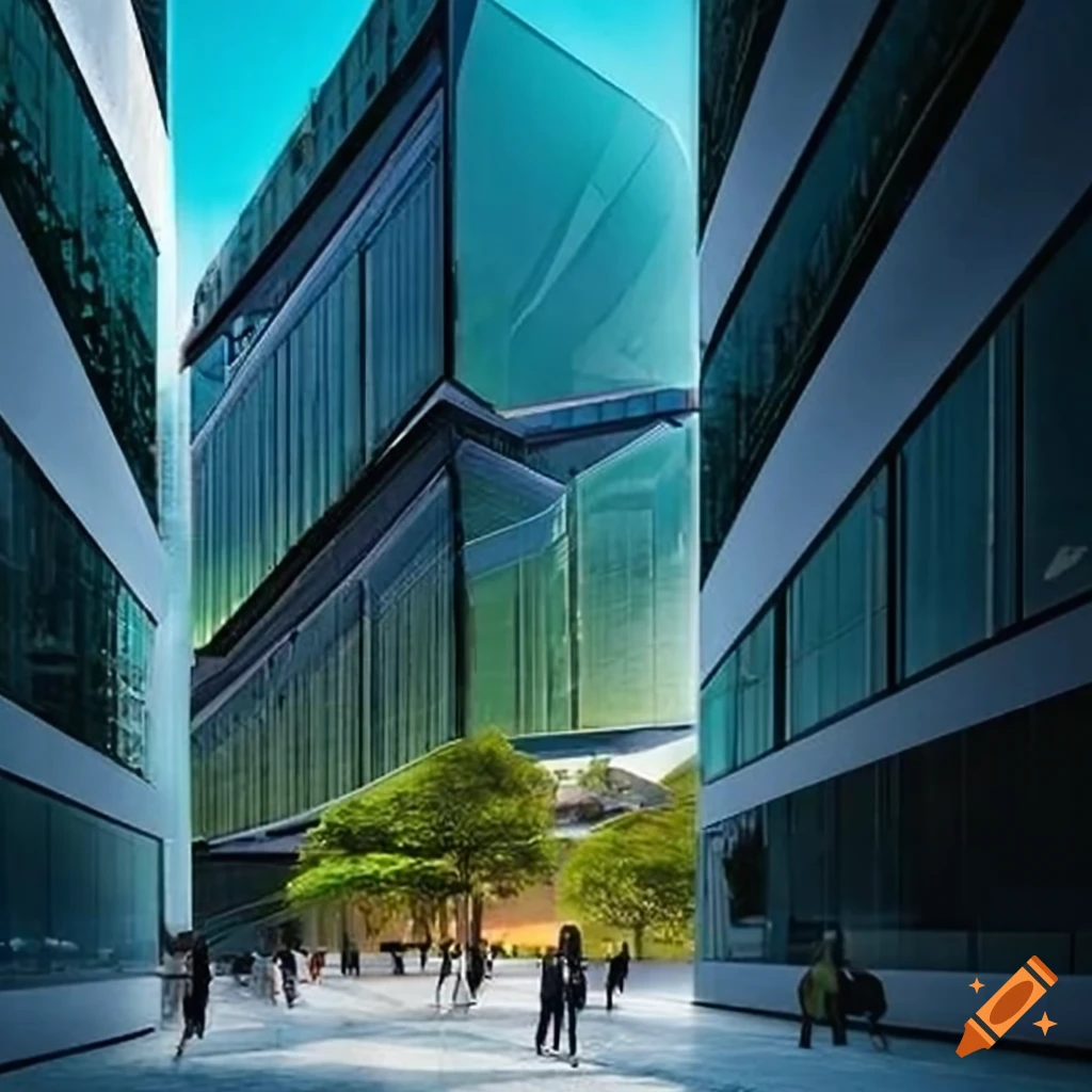 An innovative architectural design for a futuristic university campus ...