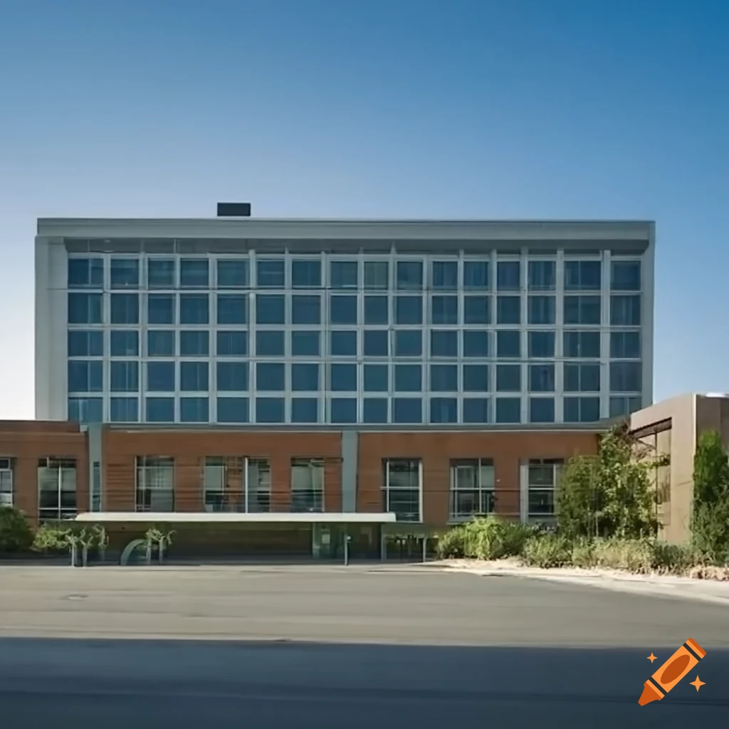 Hospital looking building