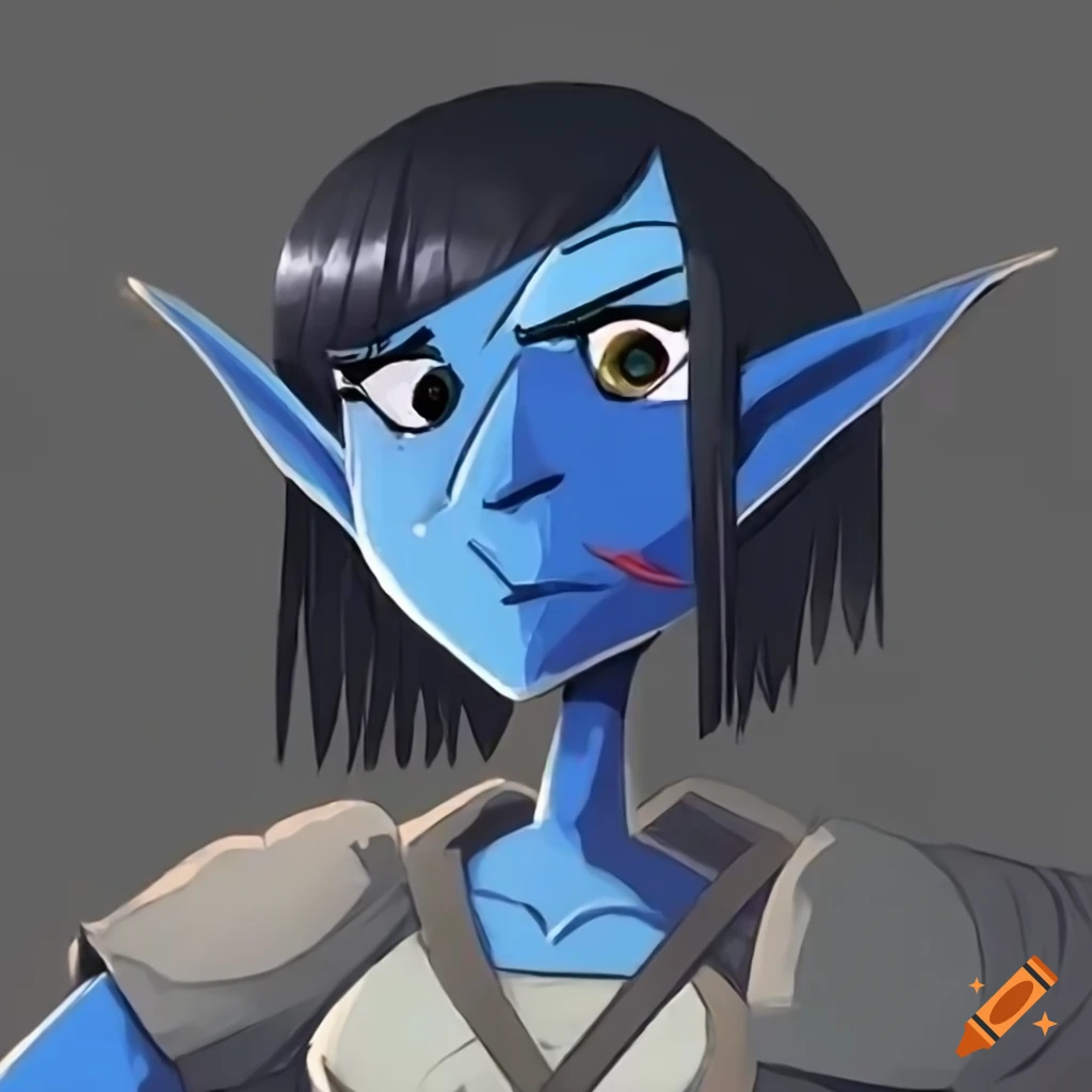 Ena going goblin mode on Craiyon