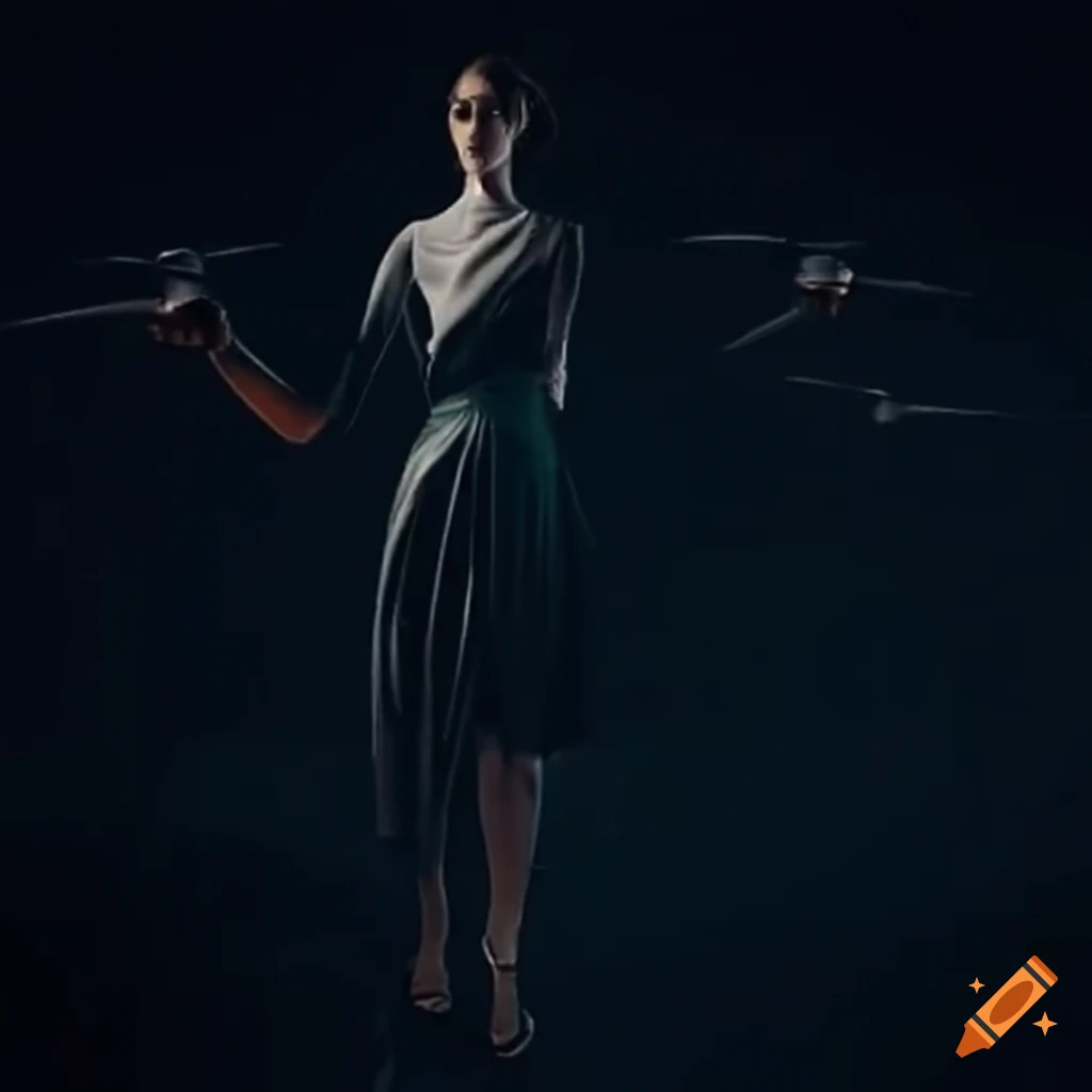 A drone chase on Craiyon