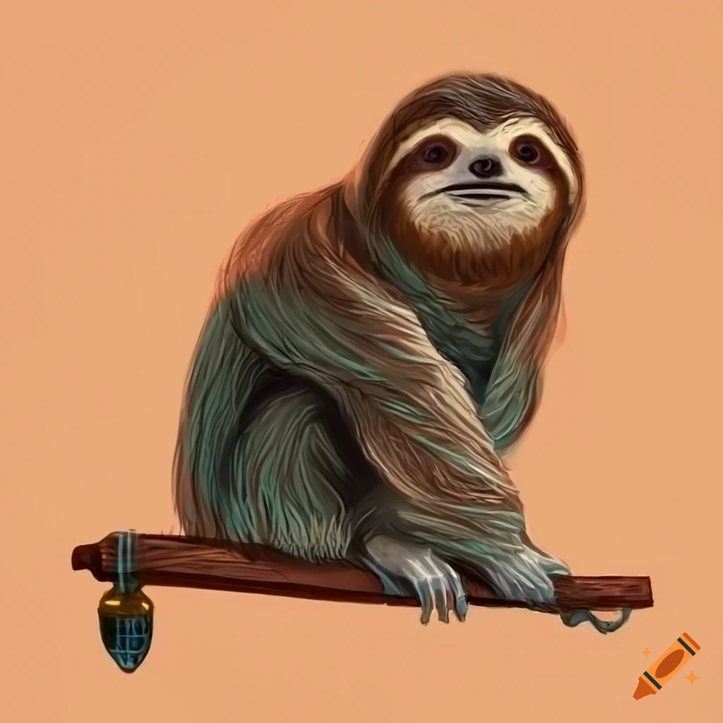 Sloth adventurer