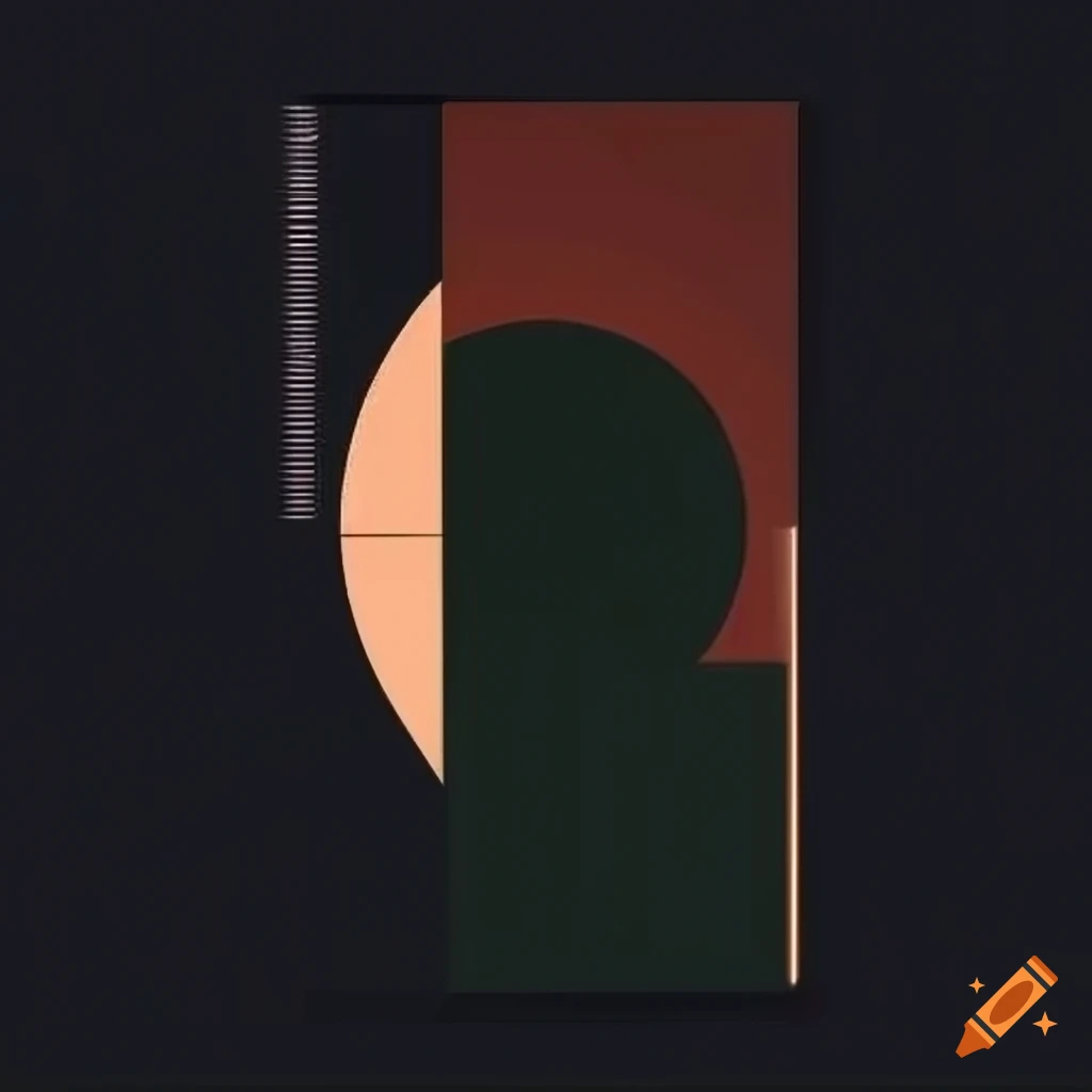 An abstract album cover with delicate and minimalistic elements