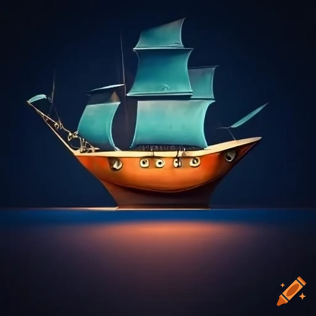 Donkey in the shape of a ship on Craiyon