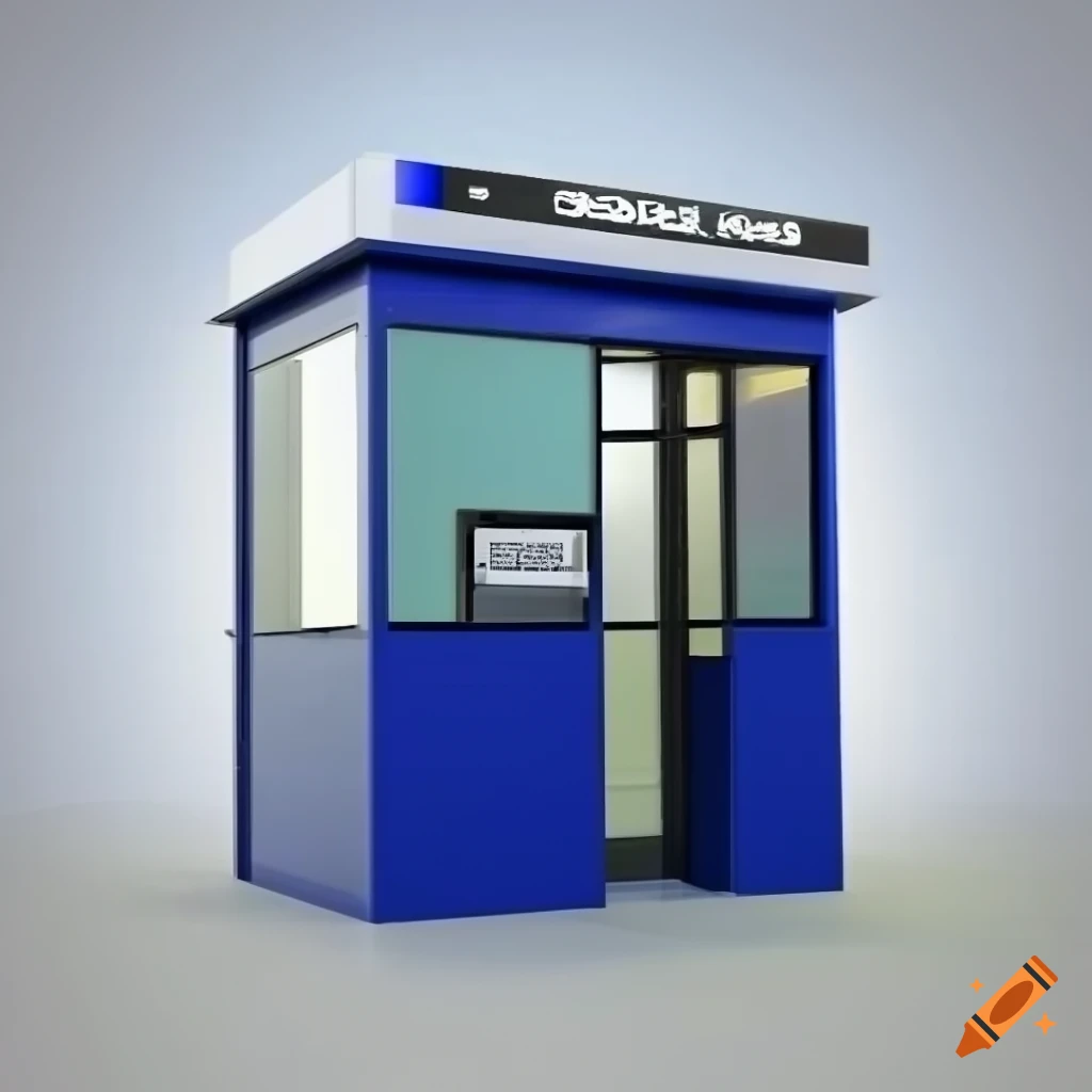 Police kiosk design, new design on Craiyon