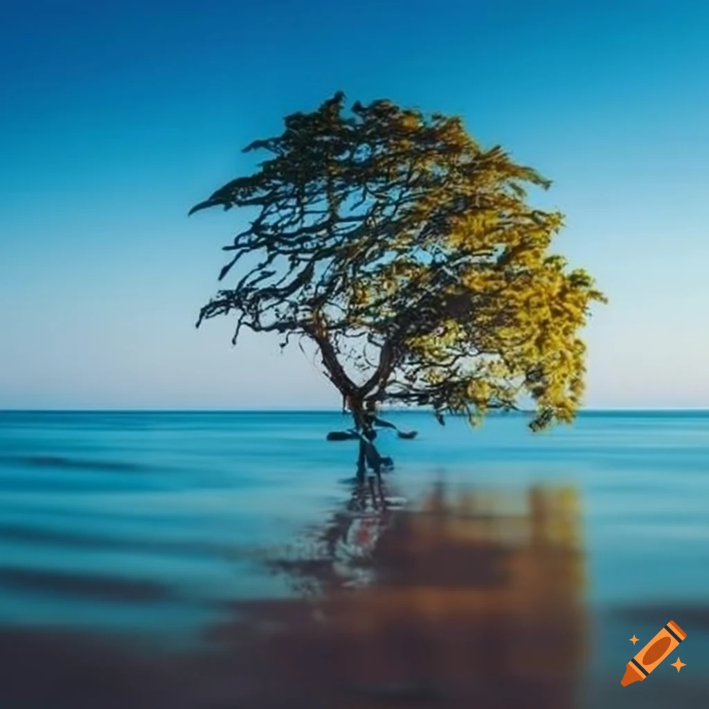 Tree on the sea