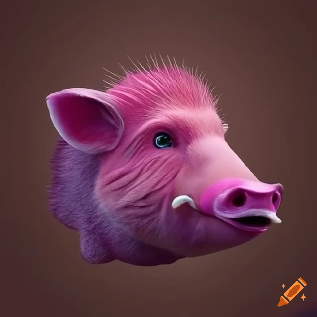 Pink boar