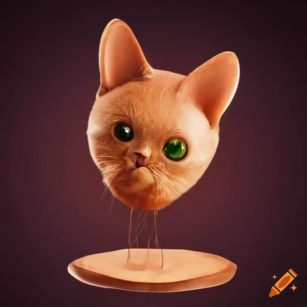 The flying cat of chocolate land on Craiyon