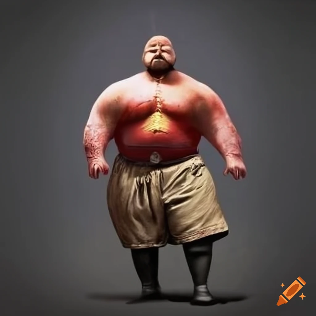 Victorian era strongman fat