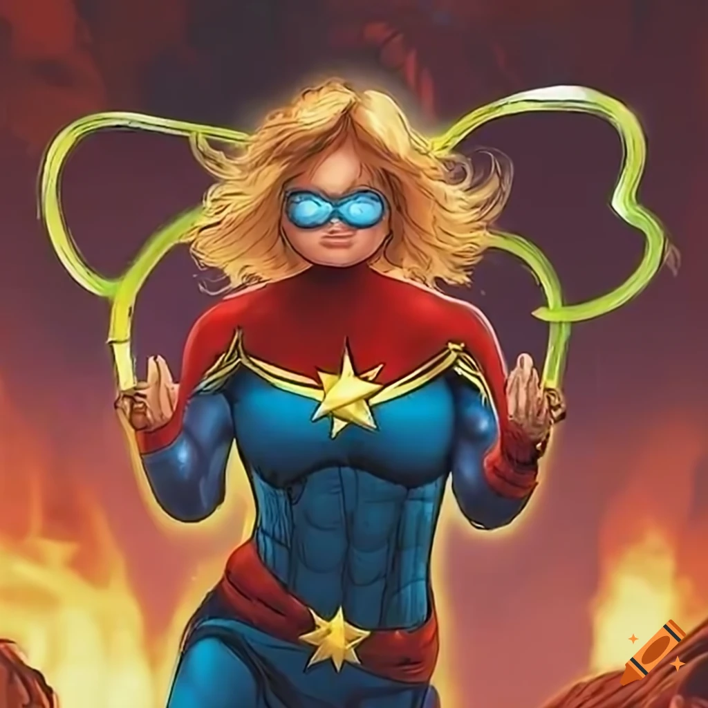 Down syndrome captain marvel with snorkles