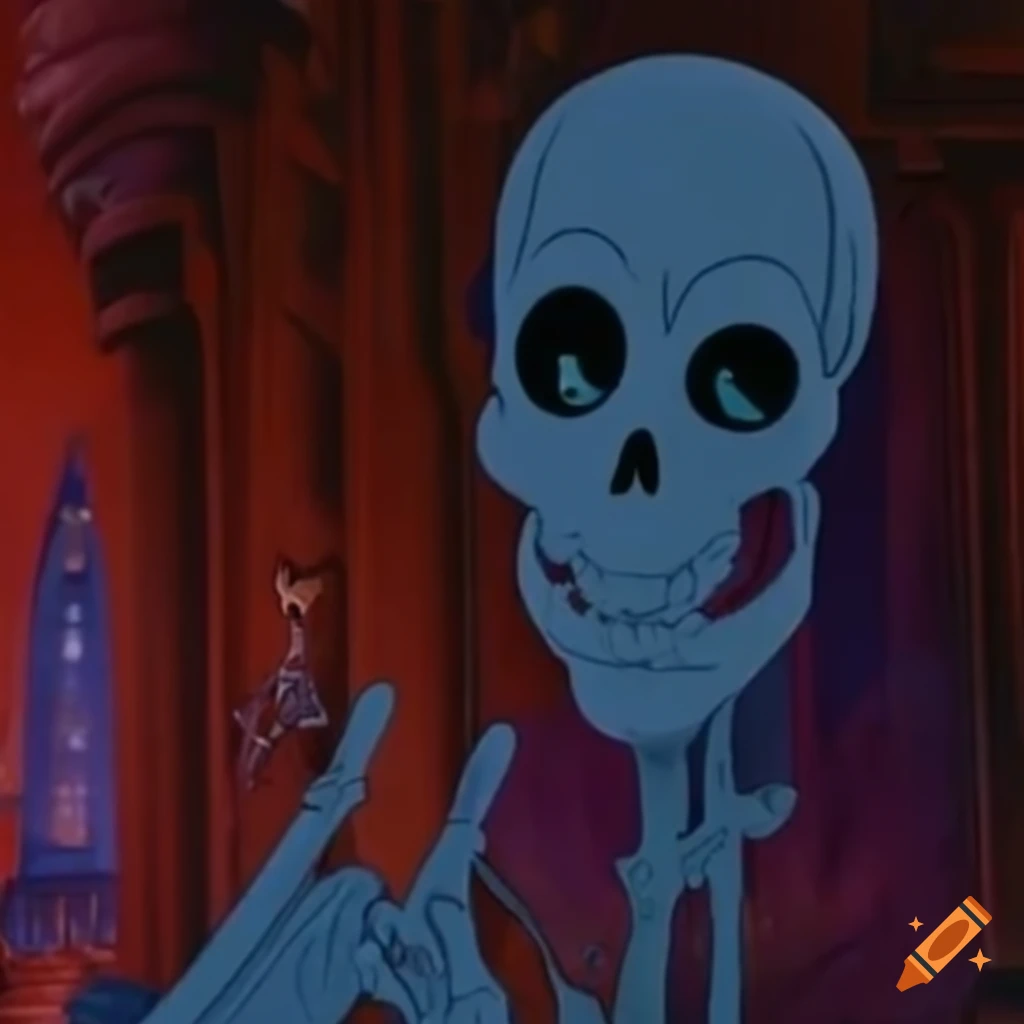 Disney Cartoon Skulls