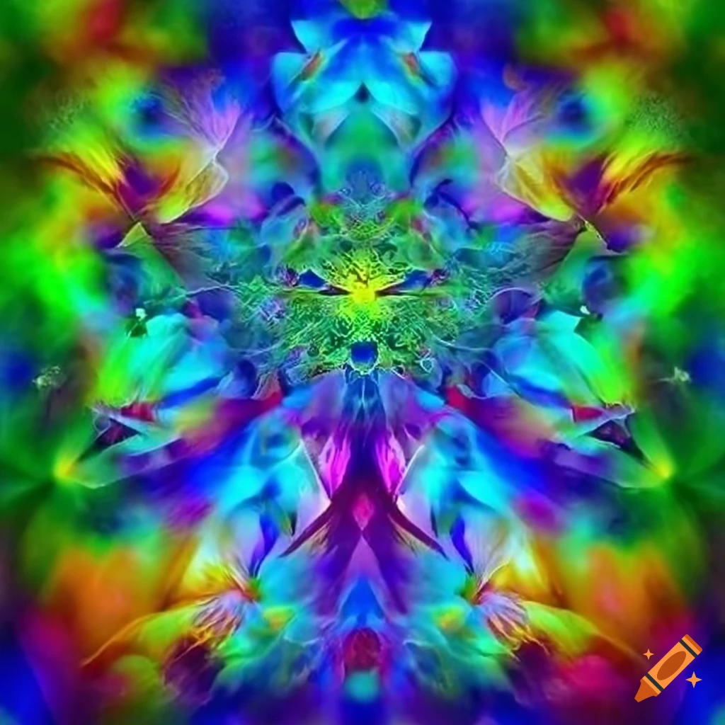 Phsycodelic eternal tree of life