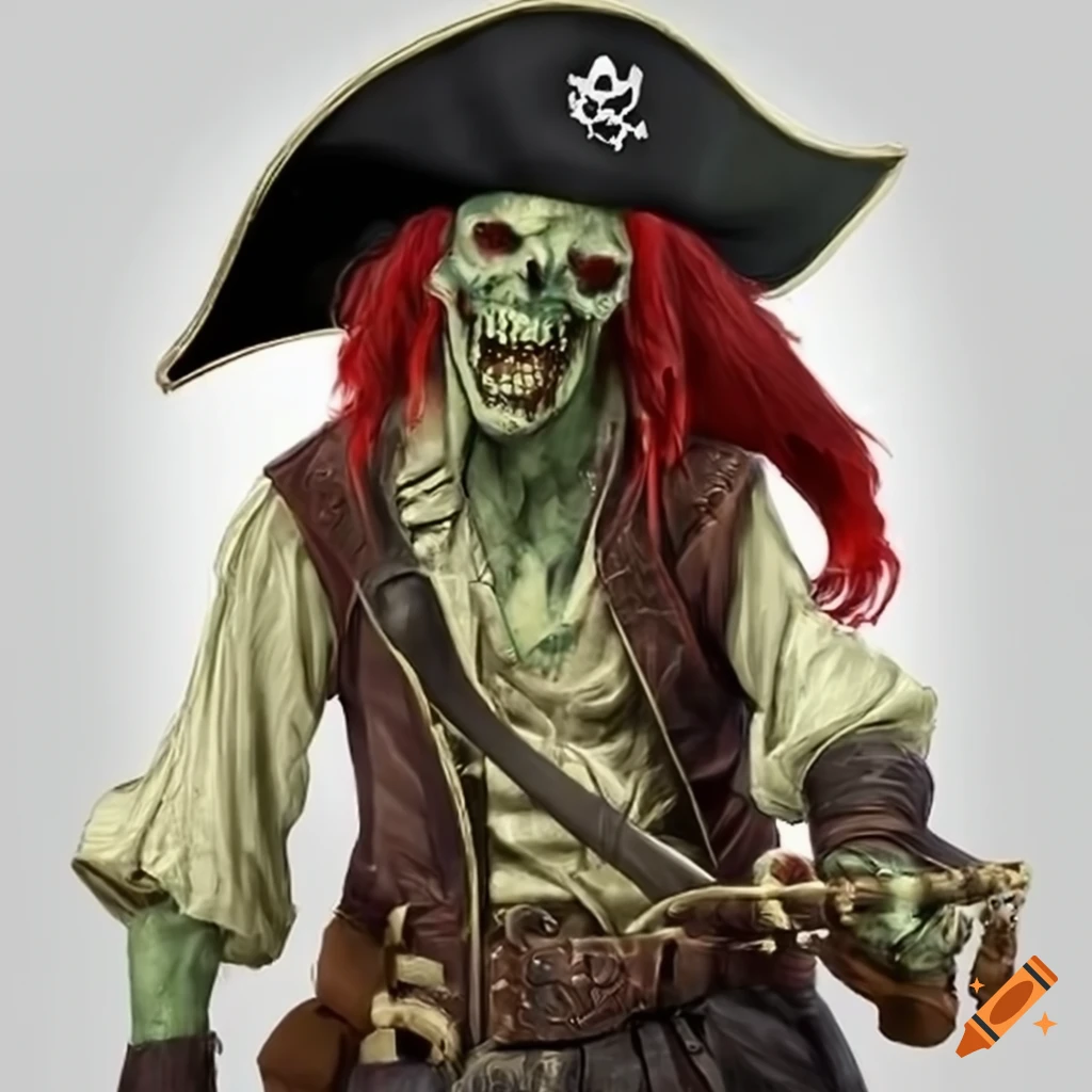 Zombie pirate captain