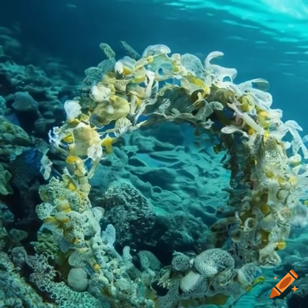 Sea wreath underwater